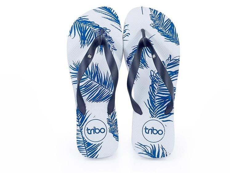 Chinelo de Borracha Masculino Tiras Largas Estampado Praia - Tribo dos ...