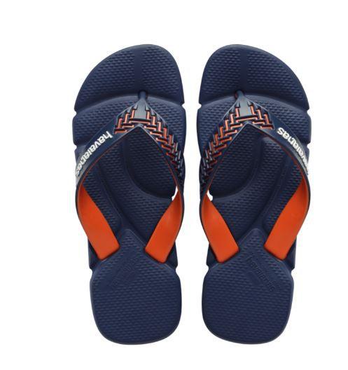 Chinelo Havaianas Ortopédico Power 2.0 Azul Palmilha Massageadora ...