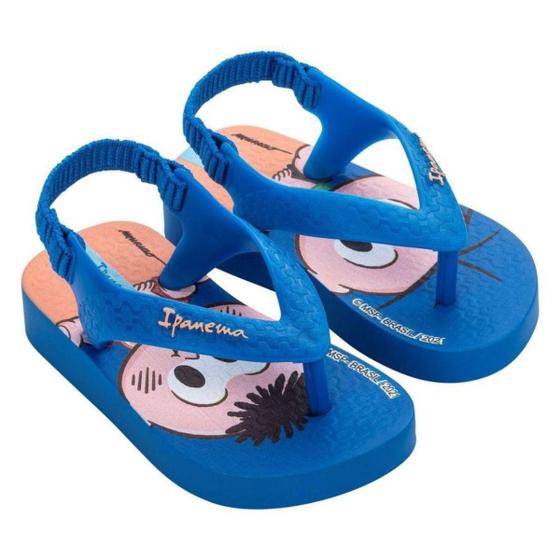 Chinelo Ipanema Baby Menino Turma da Mônica Elástico 26791 - Chinelo ...