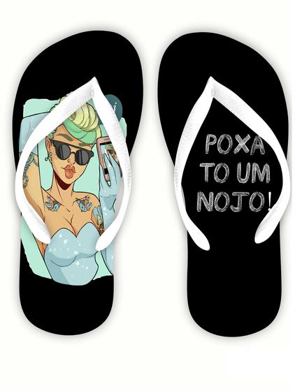 Chinelo Meme Poxa Tô um nojo - Naltic - Chinelo Masculino - Magazine Luiza