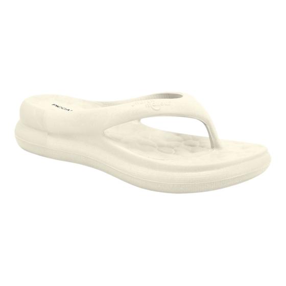 Chinelo Piccadilly 224003 Marshmallow Tamanco Anabela Dedo Feminino ...