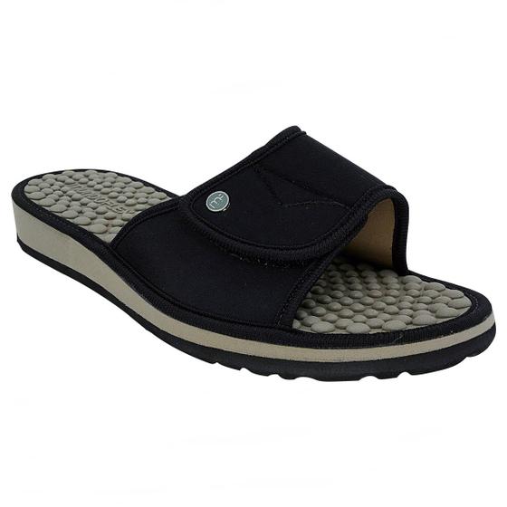 Chinelo Slide Anabela Feminino Mundo Flex Ortopédico Com Bolinhas ...