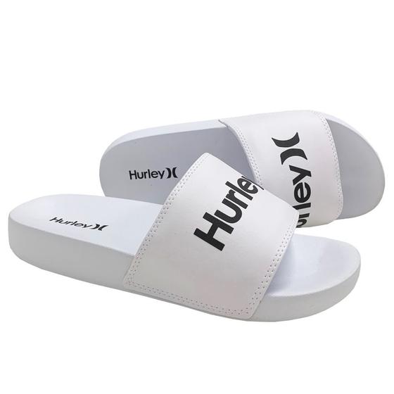 Chinelo Slide Hurley Sandália Masculina Com Caixa Hu0013 - Chinelo ...