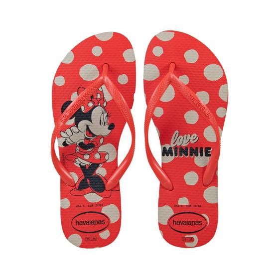 Chinelo Slim Disney Minnie Havaianas Vermelha - Outros Moda e ...