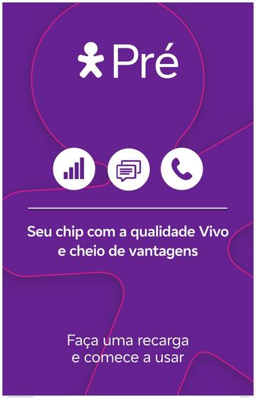 Chip Vivo Pré Pago - Chip de Celular - Magazine Luiza