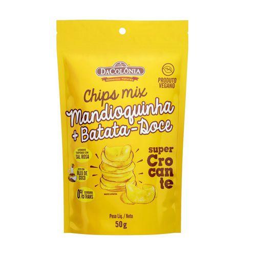 Chips Mix de Aipim Mandioquinha e Batata Doce Sem Glúten Feito com Óleo ...