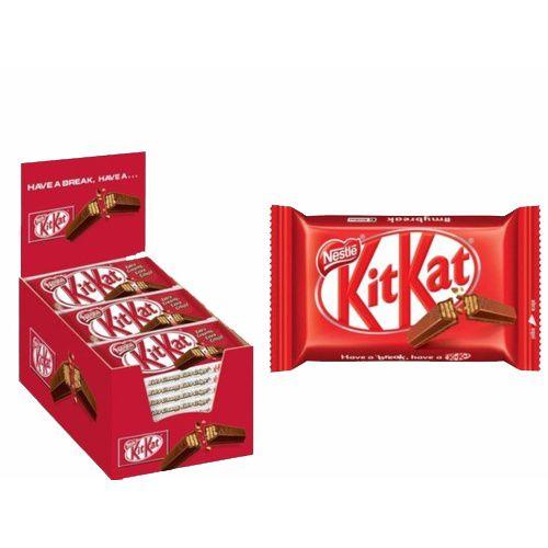 Choc nestle kit kat 24 x 41,5 gr (4) - NESTLÉ - Kit Kat - Magazine Luiza