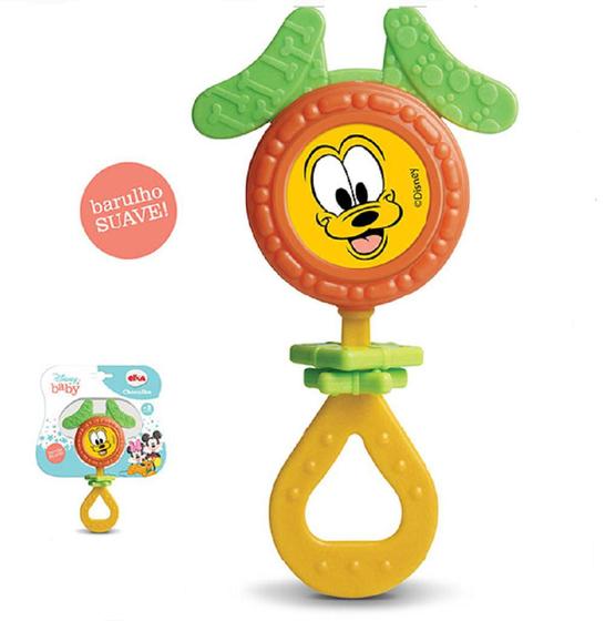 Chocalho Pluto Laranja Disney Baby - Elka - Chocalho para Bebê ...