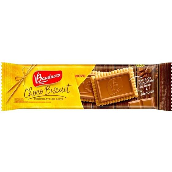 Choco Biscuit Chocolate Ao Leite Bauducco 80g c/ 10 Pacotes - Chocolate ...
