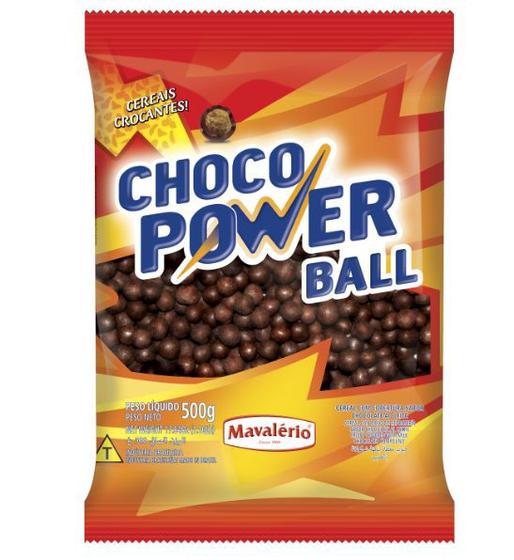 Choco power ball sabor chocolate ao leite 500g - mavalerio - INDUSTRIA ...
