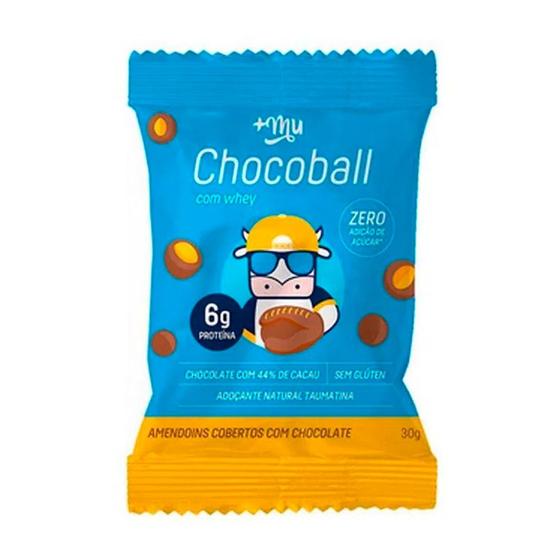 Chocoball com Whey Mais Mu Amendoim 30g - +Mu - Amendoim - Magazine Luiza