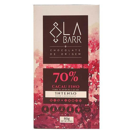 Chocolate Amargo 70% Cacau Labarr 80g - Chocolate / Barra de Chocolate ...