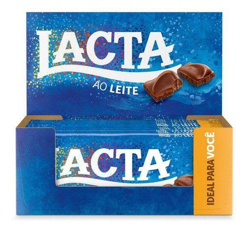 Chocolate Ao Leite C/17un 90g - Lacta - Chocolate / Barra de Chocolate ...