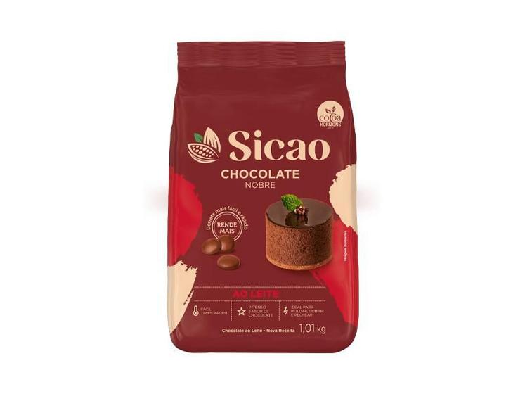Chocolate ao leite gotas 1,01kg sicao - CALLEBAUT-SICAO - Gotas de ...