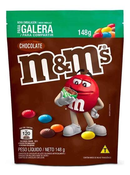 Chocolate ao Leite M&M's 148g - Confeitos - Magazine Luiza