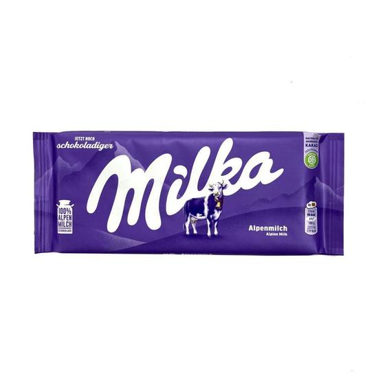 Chocolate ao Leite Milka Alpine Milk 100g - Mondelez - Chocolate ...