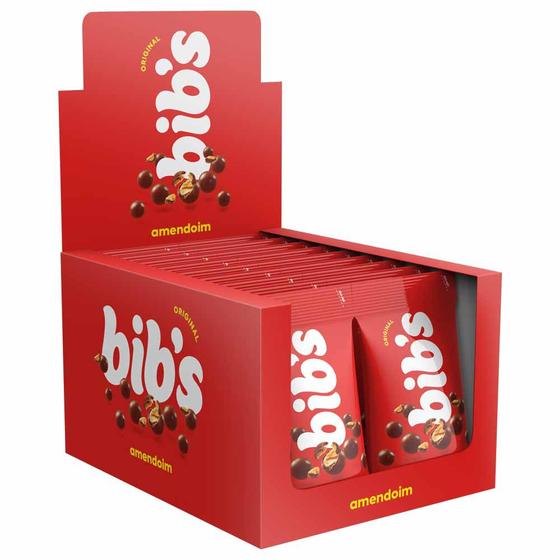 Chocolate Bibs Original Amendoim 40g c/18 - Neugebauer - Amendoim - Magazine Luiza