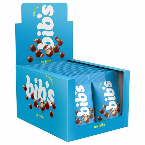 Chocolate Bibs Original Ao Leite Crocante 40g c/18 - Neugebauer ...