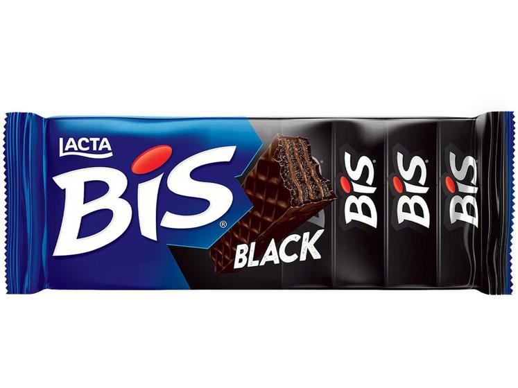 Chocolate Bis Black Meio Amargo 100,8g Lacta - Bis - Magazine Luiza