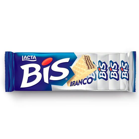 Chocolate Bis Branco Lacta 126g - Bis - Magazine Luiza