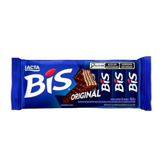 Chocolate Bis Lacta Ao Leite 100,8g - Bis - Magazine Luiza