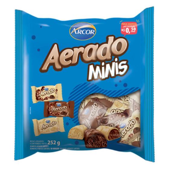 Chocolate Chokko Aerado Mini Mix Sortido 252g - Arcor - Chocolate ...