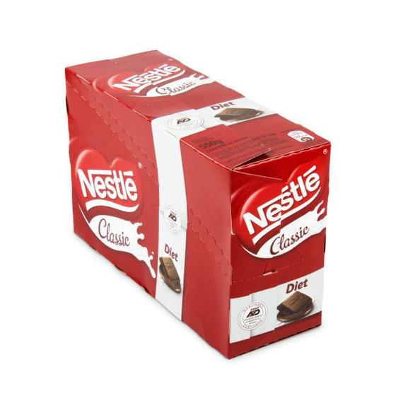 Chocolate Classic Diet Ao Leite C/22 Unidades X 25g - Nestlé - Chocolate / Barra de Chocolate ...