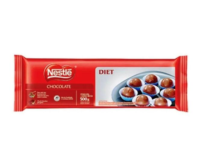 Chocolate Cobertura Ao Leite Diet 500G - Nestlé - Chocolate / Barra de ...