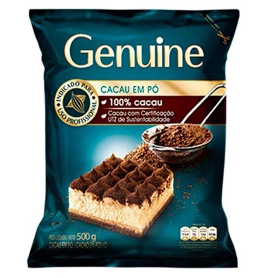Chocolate em Pó Genuine 100% Cacau 500g - Cargill - Chocolate em pó ...