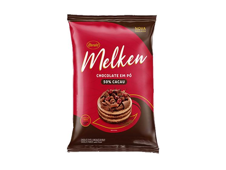 Chocolate em Pó Nobre Melken 50% Cacau 1,05kg - Harald - Chocolate em pó - Magazine Luiza
