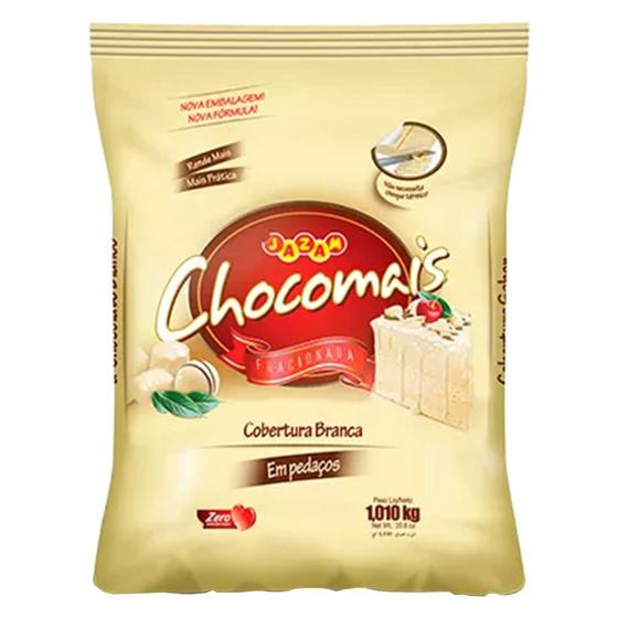 Chocolate Fracionado Branco Chocomais - 1kg - Jazam Alimentos - Recheio ...
