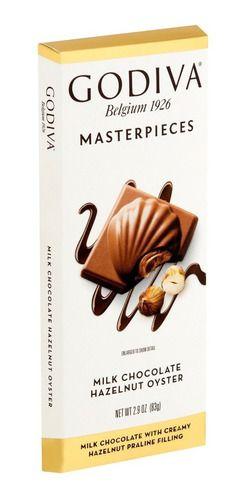 Chocolate Godiva Masterpiece Tablet Hazelnut 85g - Chocolate / Barra de ...
