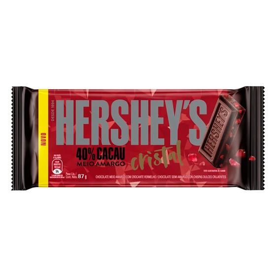 Chocolate Hershey's Meio Amargo 40% Cacau Cristal 87g - Hersheys - Chocolate / Barra de ...
