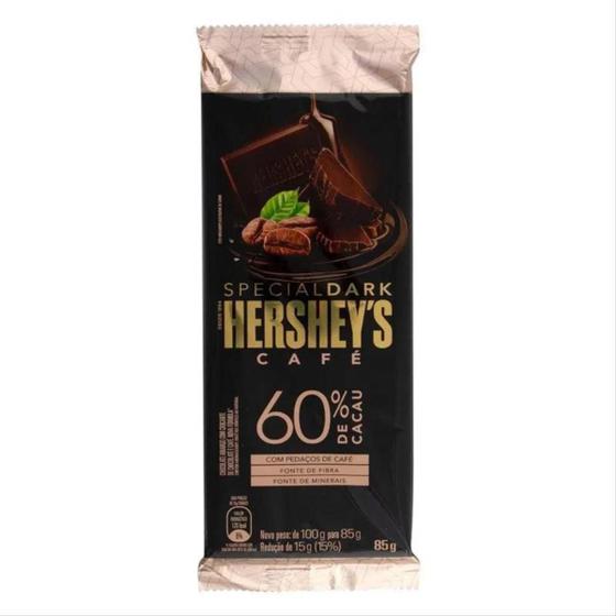 Chocolate Hersheys 60% Cacau Special Dark, Café, Barra 85g - Chocolate / Barra de Chocolate ...