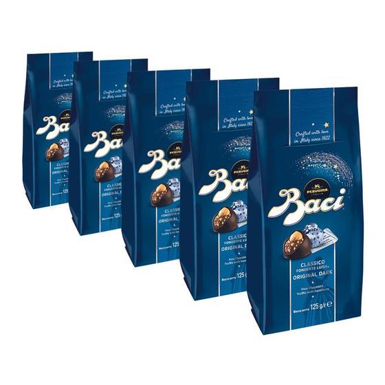 Chocolate Italiano Baci Bombom Amargo 5 Caixas 125g - Bombom - Magazine ...