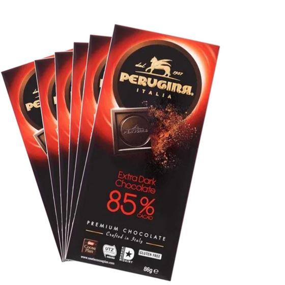 Chocolate Italiano Perugina Extra Dark 85% 86G (6X) - Baci Perugina ...
