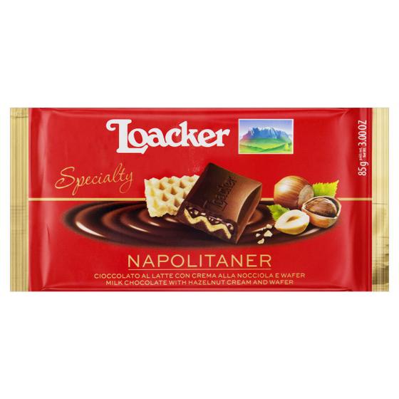 Chocolate Italiano Specialty Napolitaner LOACKER 85g - Biscoito ...