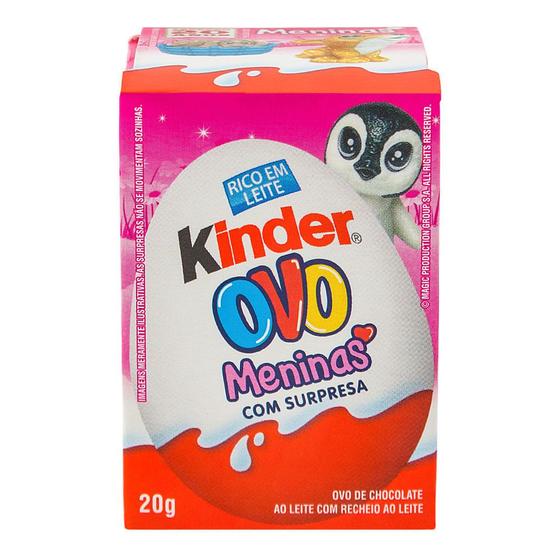 Chocolate Kinder Ovo Meninas com 20g - Kinder Ovo - Magazine Luiza