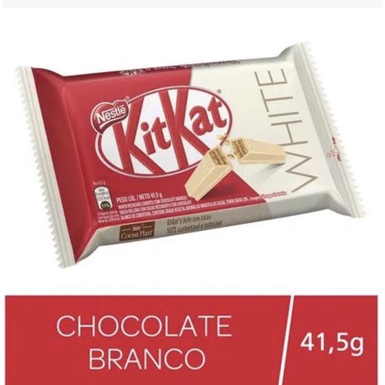 Chocolate Kit Kat Branco 41,5g - Nestlé - NESTLE - Kit Kat - Magazine Luiza