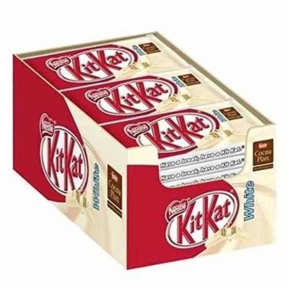 Chocolate Kit Kat Branco 41,5gr C/24un - Nestlé - Kit Kat - Magazine Luiza