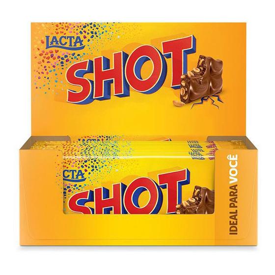 Chocolate Lacta 17x90g Shot - Chocolate / Barra de Chocolate - Magazine ...
