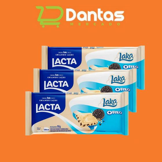 Chocolate Laka/Oreo Lacta kit 3un 80g - Chocolate / Barra de Chocolate ...