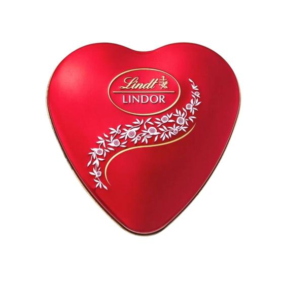 Chocolate Lindt Lata Coração Lindor Ao Leite 50g - Chocolate / Barra de ...