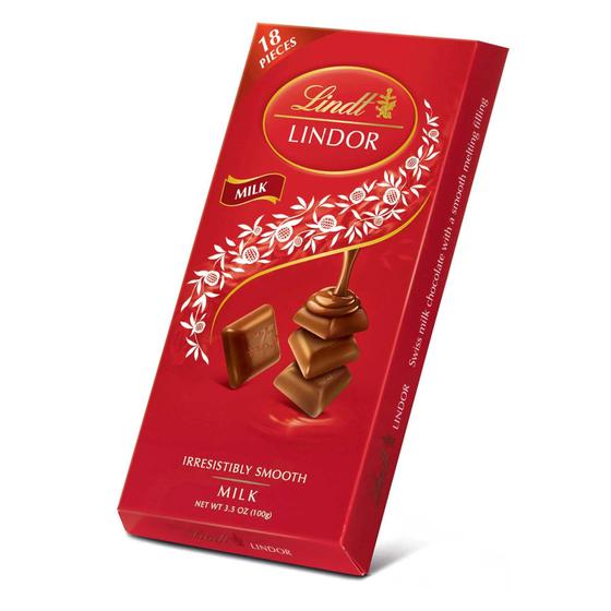 Chocolate lindt lindor ao leite 100g - Chocolate / Barra de Chocolate ...