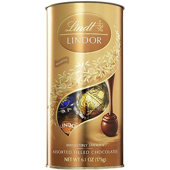 Chocolate Lindt Lindor Mini Tube Assorted 175G - Chocolate / Barra de ...