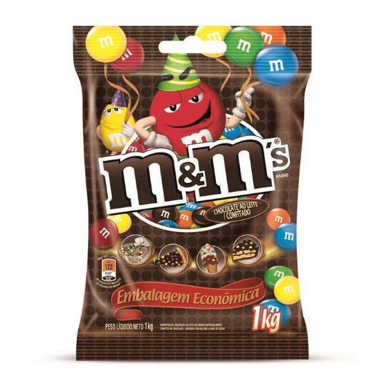 Chocolate m&m's chocolate ao leite 1kg - MASTERFOODS - MMs - Magazine Luiza