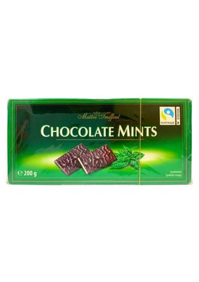 Chocolate Meio Amargo com Recheio de Menta Truffout 200g Maitre Áustria ...