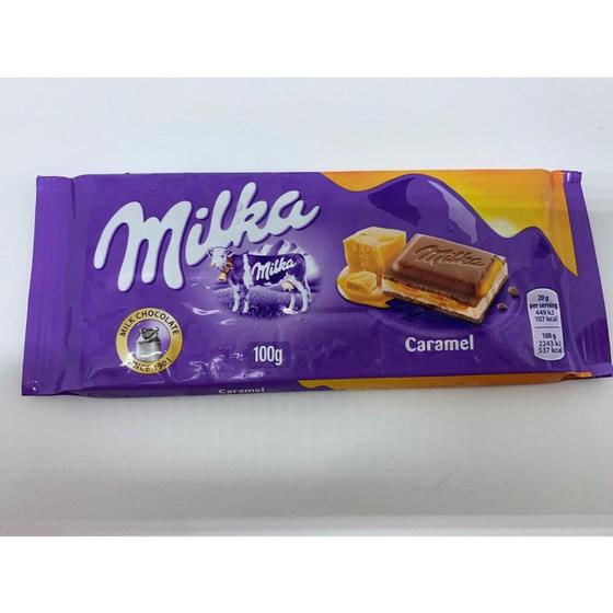 Chocolate Milka Caramel 100g - Chocolate / Barra de Chocolate ...