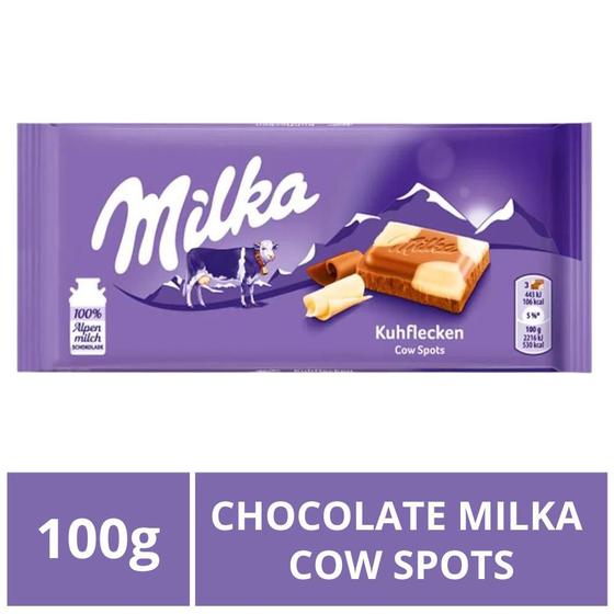 Chocolate Milka, Cow Spots, Barra 100g - Chocolate / Barra de Chocolate ...