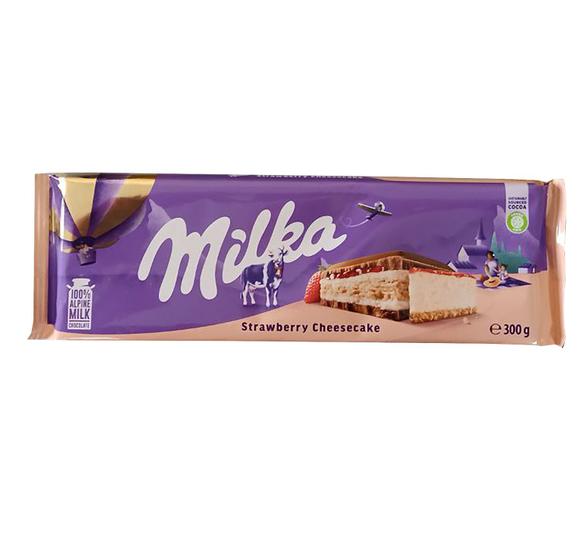 Chocolate Milka Strawberry Cheesecake Morango 300g Importado - VIRTUAL ...